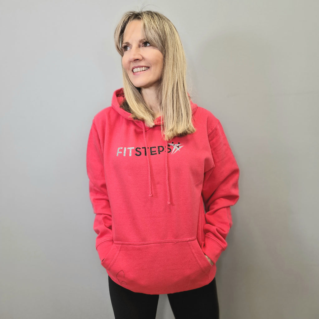 FitSteps Hoodie Hot Pink – Fitsteps Ltd